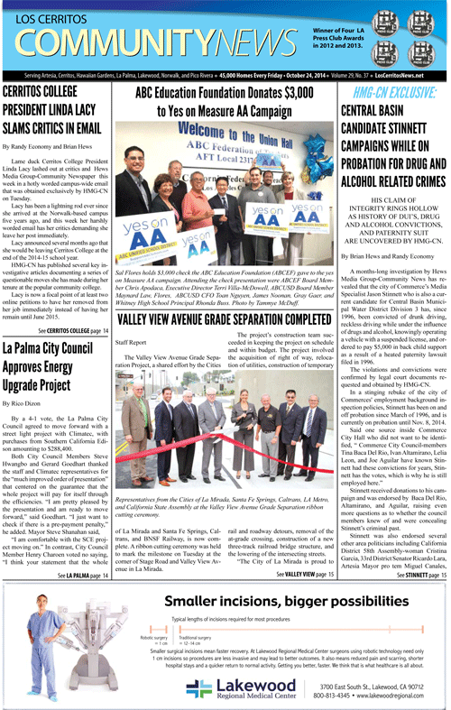 October 24 Hews Media Group-Community News eNewspaper | Los Cerritos ...