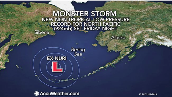 Monster Storm Becomes Strongest on Record for Alaska | Cerritos ...