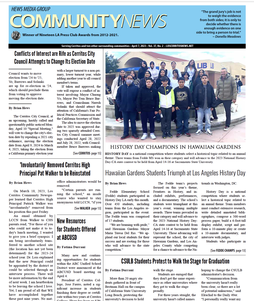 April 7, 2023 Hews Media Group-Community News eNewspaper | Los Cerritos ...