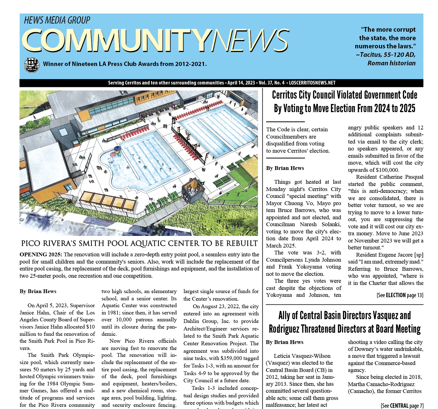 April 14, 2023 Los Cerritos Community News eNewspaper | Los Cerritos ...