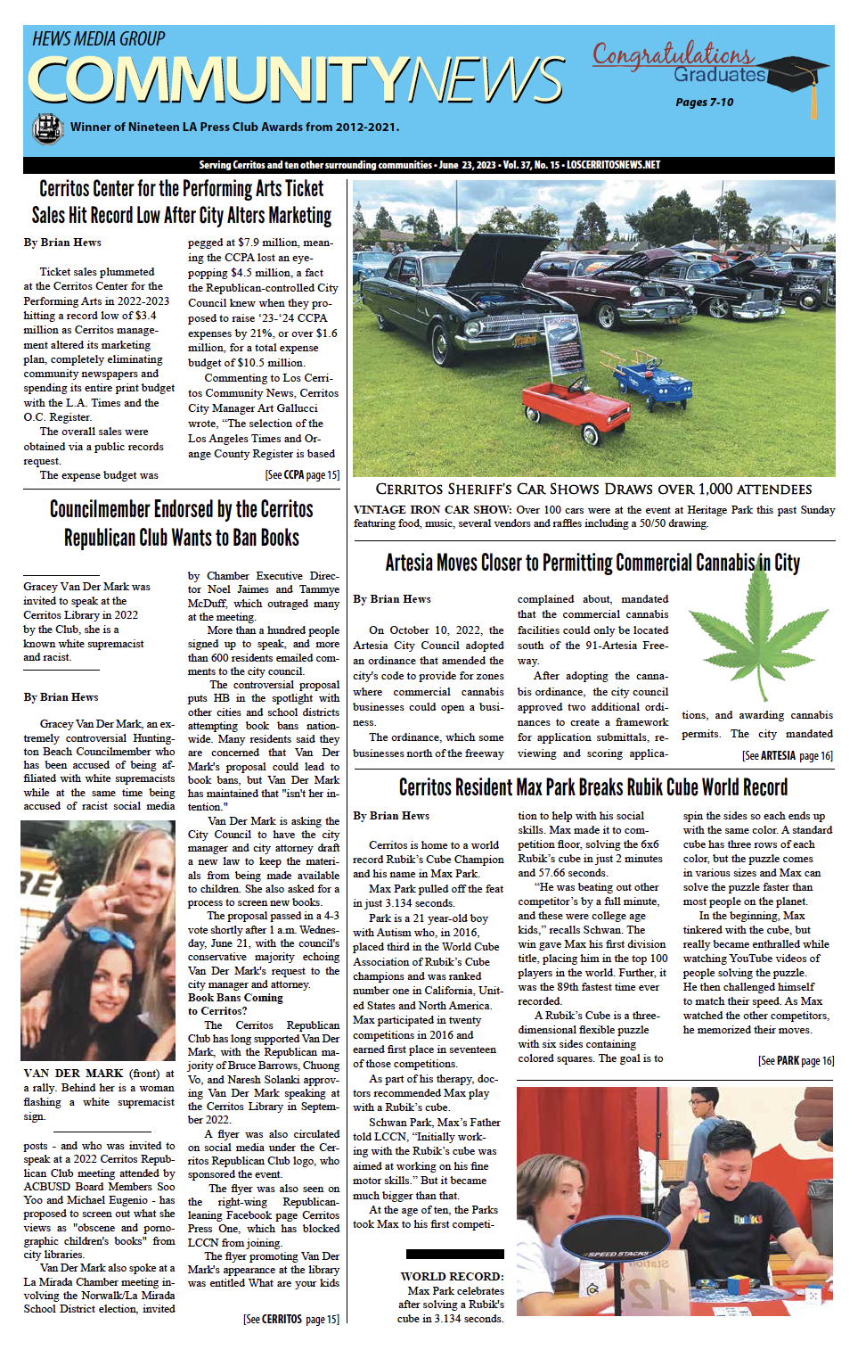 June 23, 2023 Los Cerritos Community News eNewspaper | Cerritos ...