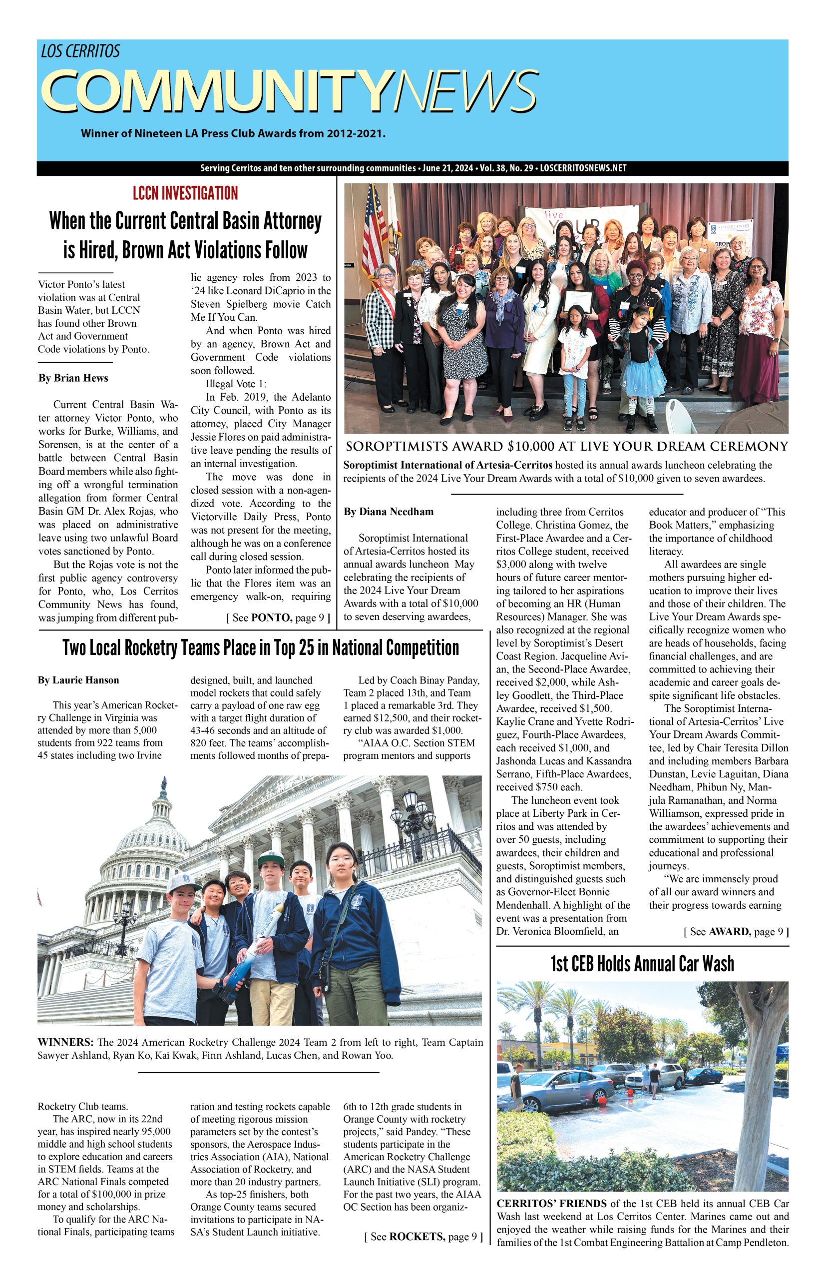 June 21, 2024 Los Cerritos Community News eNewspaper | Los Cerritos ...