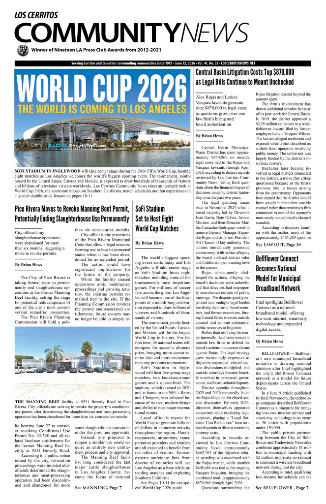June 12, 2026 Los Cerritos Community News Digital Edition | Los ...